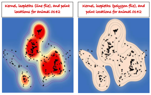 Home Range Analysis using ArcMap – Home Range Creation and Analysis using Geospatial Modeling ...